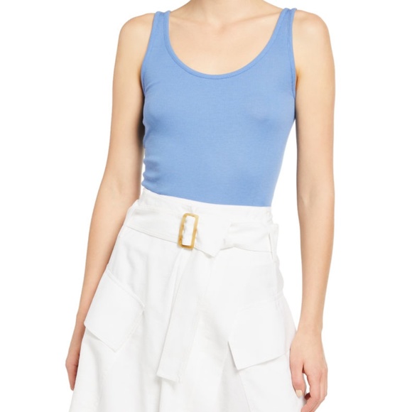 Vince | Tops | Nwt Vince Favorite Ribbed Tank Top Purple Blue | Poshmark